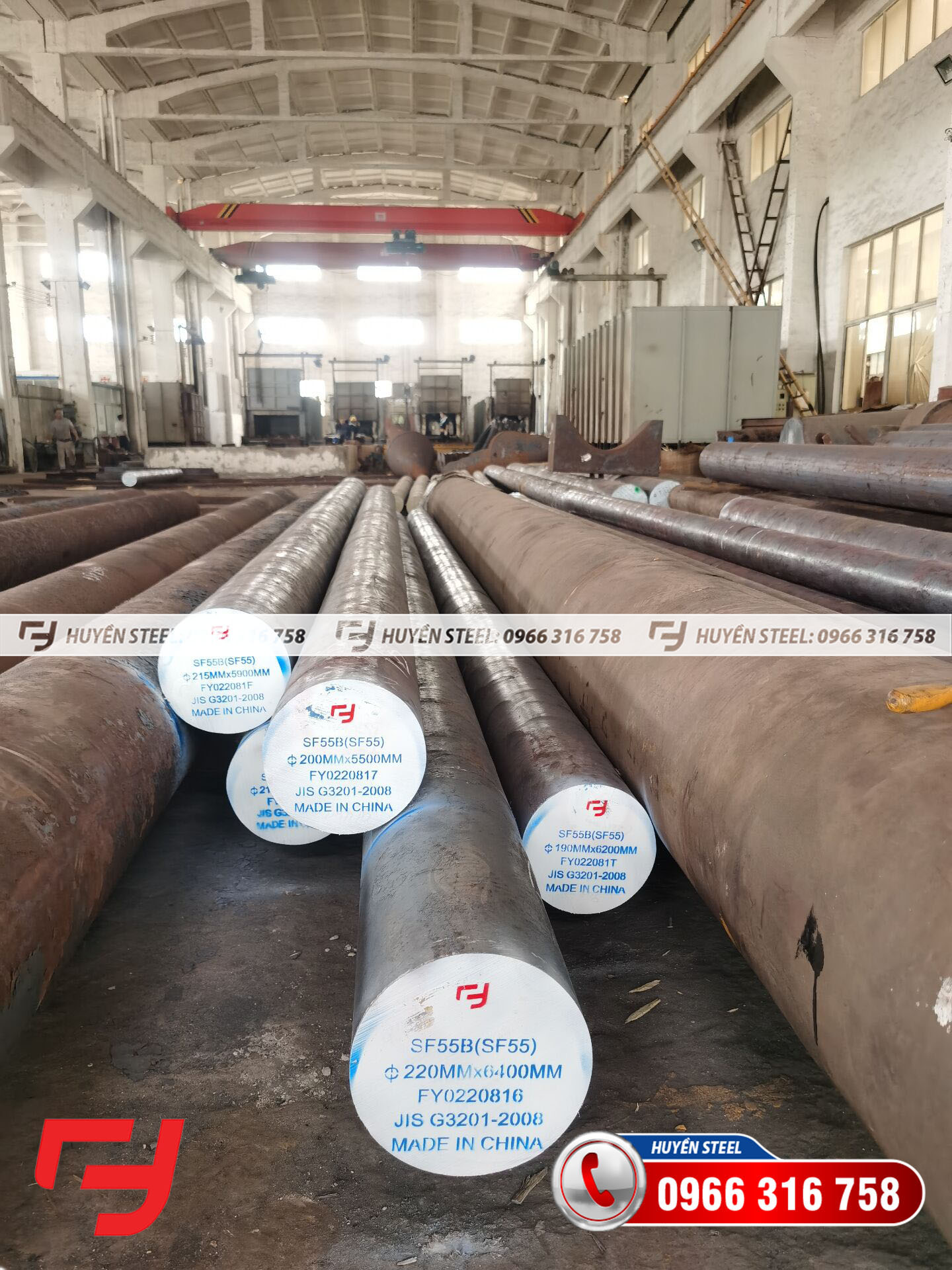 Trục rèn SF55/ SF55W – THÉP FENGYANG